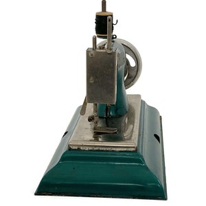 Vintage Toy Sewing Machine Green Casige Model Little Modiste Made in ...