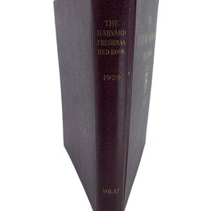 Antique Book, the Harvard Freshman Red Book 1929, Rare Yearbook - Etsy