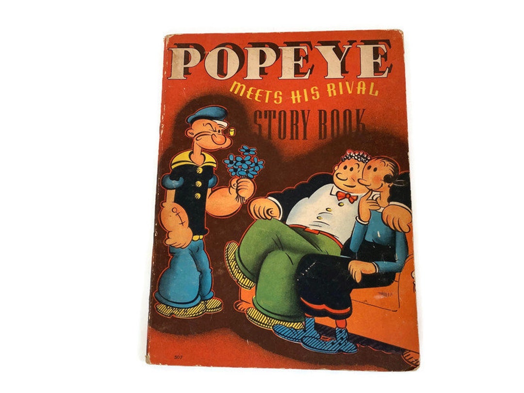 Vintage 1937 Popeye Story Book - Etsy