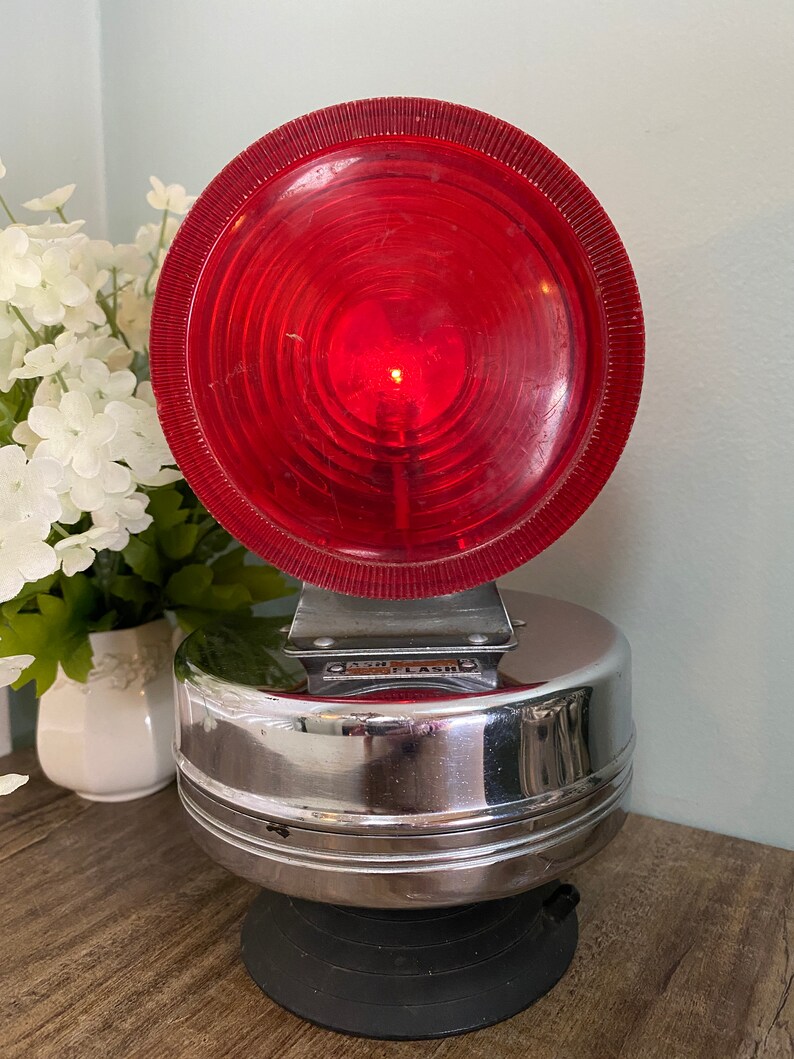 Vintage Ash Flash Emergency Light With Suction Cup | Etsy