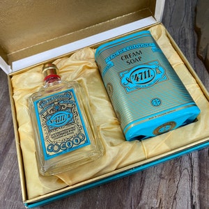 Vintage House of 4711 Gift Set, Cologne and Cream Soap in Original Box ...