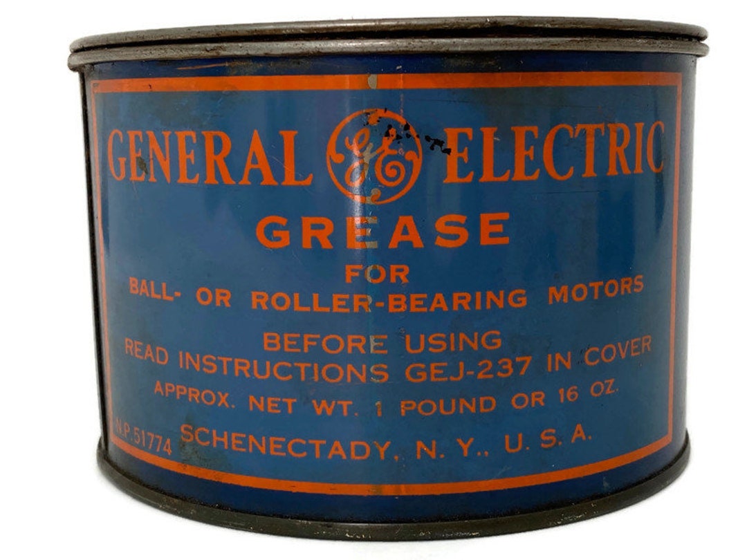 Midcentury General Electric Grease Tin Can - Etsy
