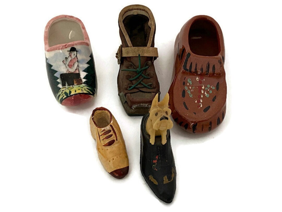 Vintage Miniature Shoe Collection - Etsy