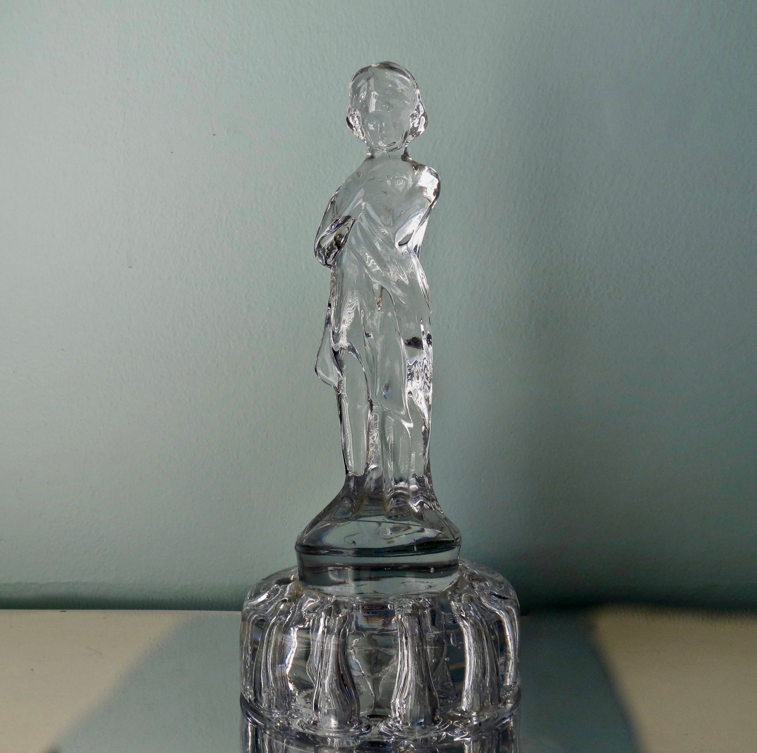 Art & Collectibles Art Objects Cambridge Glass Bashful Charlotte Flower ...