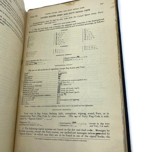 Rare Hardcover Book, International Code of Signals American Edition ...