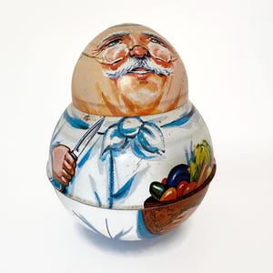 Vintage Chef Tin by Bristol Ware Division of Chein - Etsy