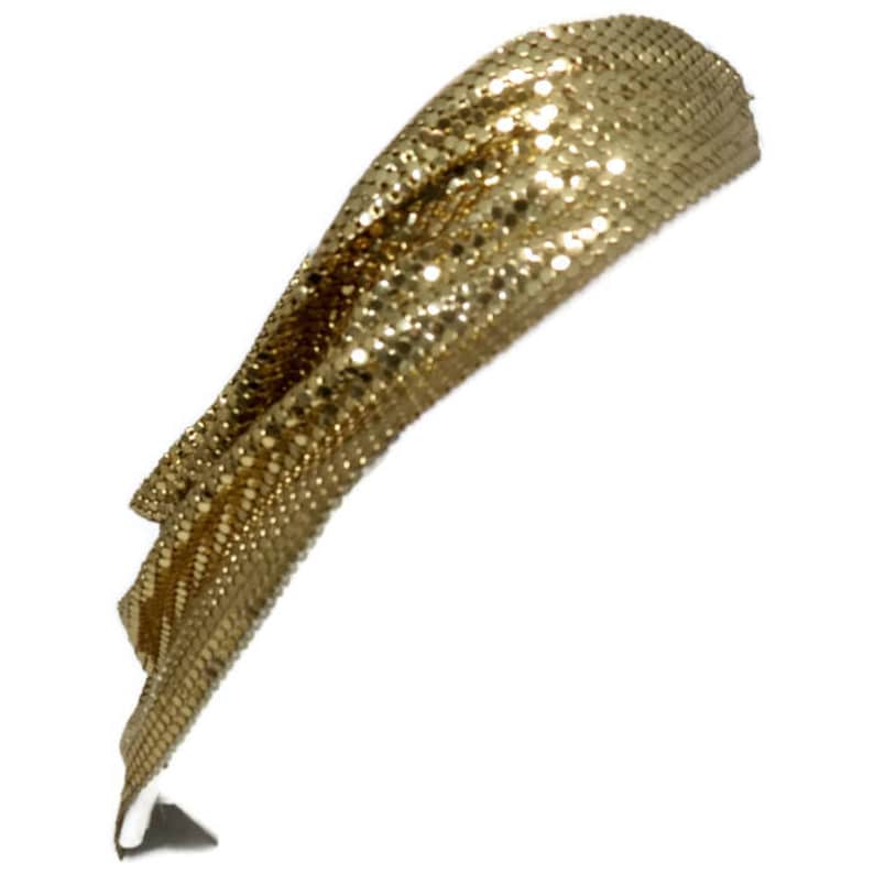 Vintage Whiting & Davis Gold Metal Mesh Scarf Necklace - Etsy