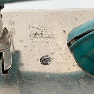 Vintage Toy Sewing Machine Green Casige Model Little Modiste Made in ...
