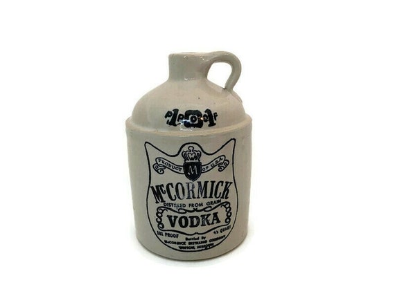 Vintage Mccormick Vodka Stoneware Jug - Etsy