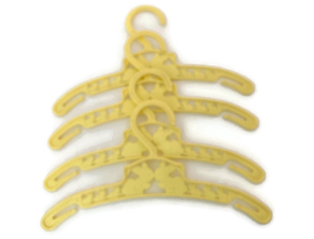 Vintage Children's Clothes Yellow Hangers With Bunnies - Etsy