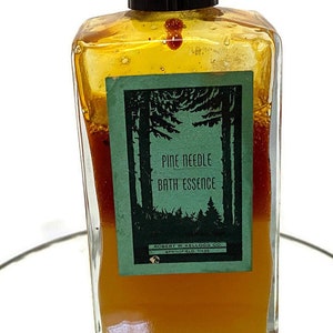 Vintage Pine Needle Bath Essence Robert W. Kellogg Co., Springfield ...