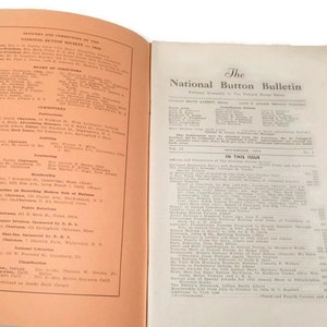 Vintage National Button Society Bulletins, 1940s and 1950s, Maine State ...