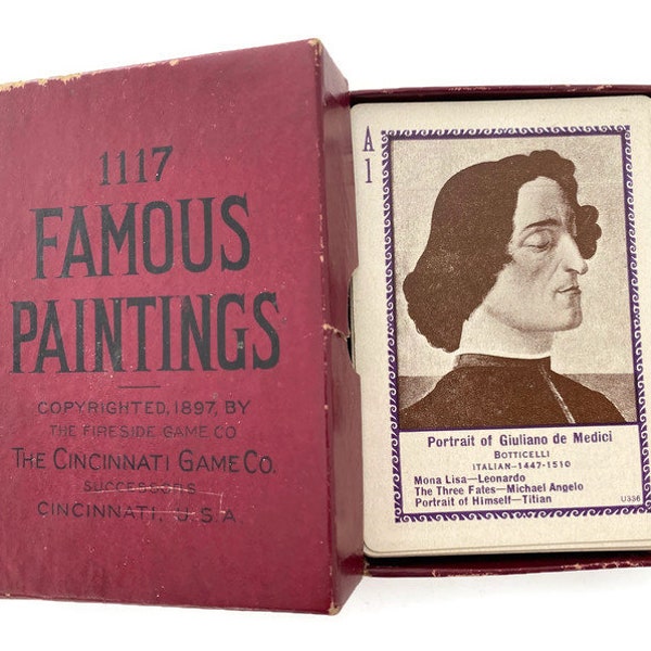Famous Paintings Cards - Etsy