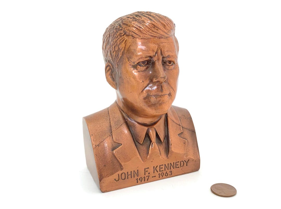 Vintage John F. Kennedy Coin Bank by Banthrico - Etsy