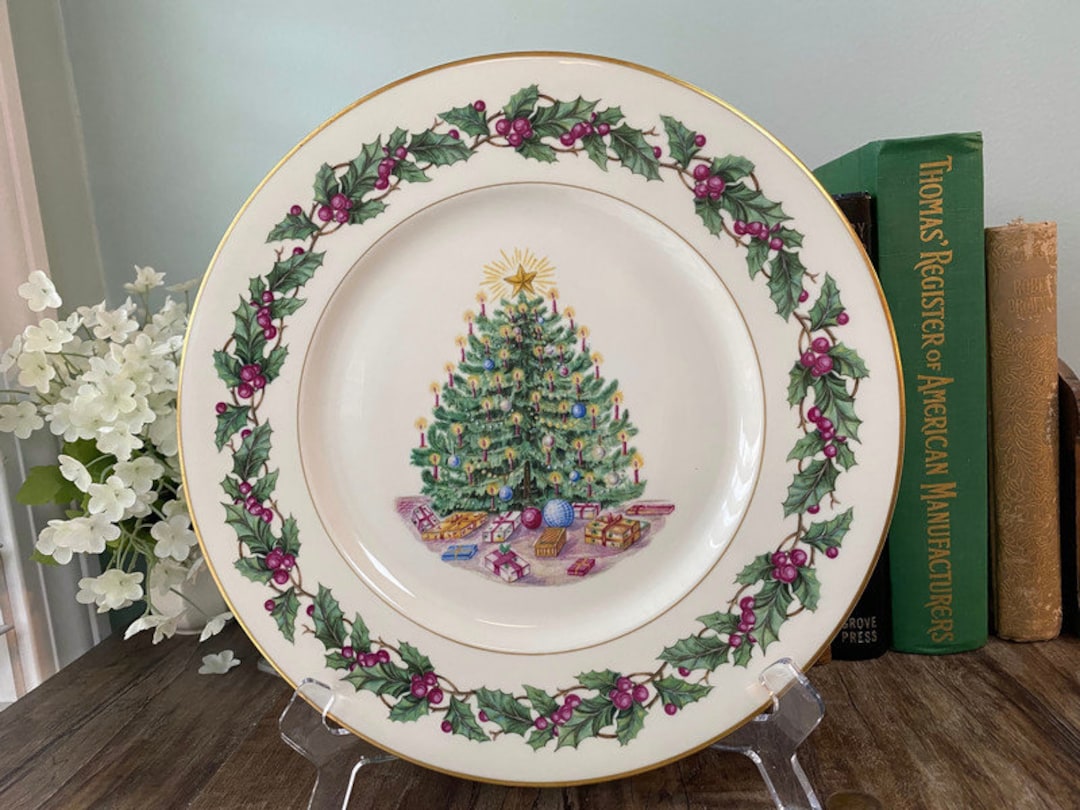 Vintage Christmas Plate, Midcentury German Porcelain - Etsy