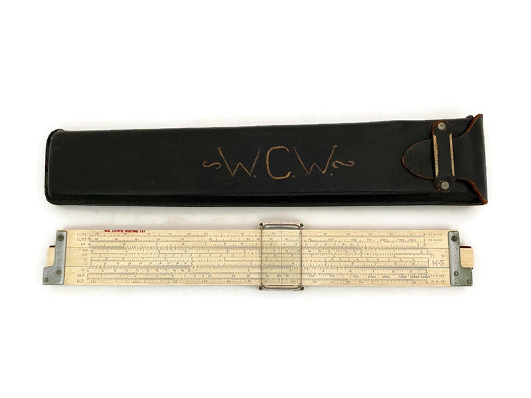Vintage Keuffel and Esser Log Log Duplex Slide Rule, K & E 1940s-50's ...