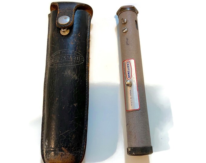 Vintage Craftsman Locke Hand Level With Leather Case - Etsy