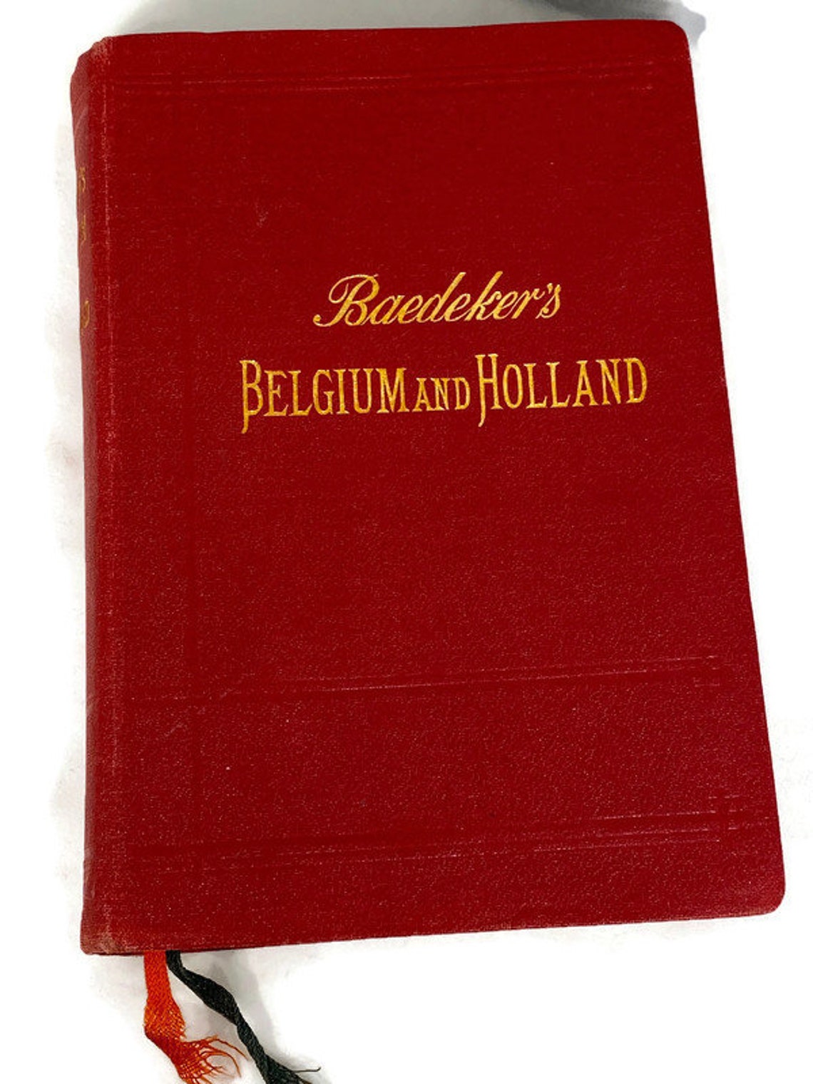 Antique 1910 Baedeker's Guide Book Belgium and Holland - Etsy