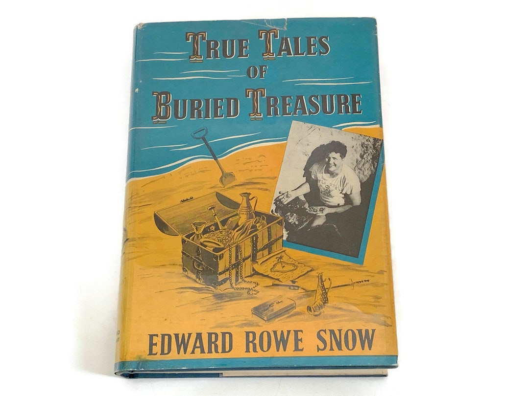 Vintage Hardcover Book, True Tales of Buried Treasure Signed by Author ...