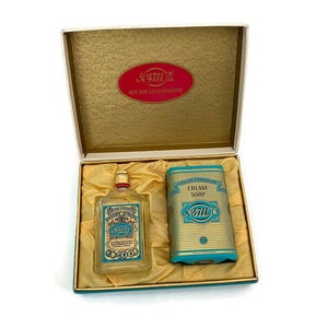 Vintage House of 4711 Gift Set, Cologne and Cream Soap in Original Box ...