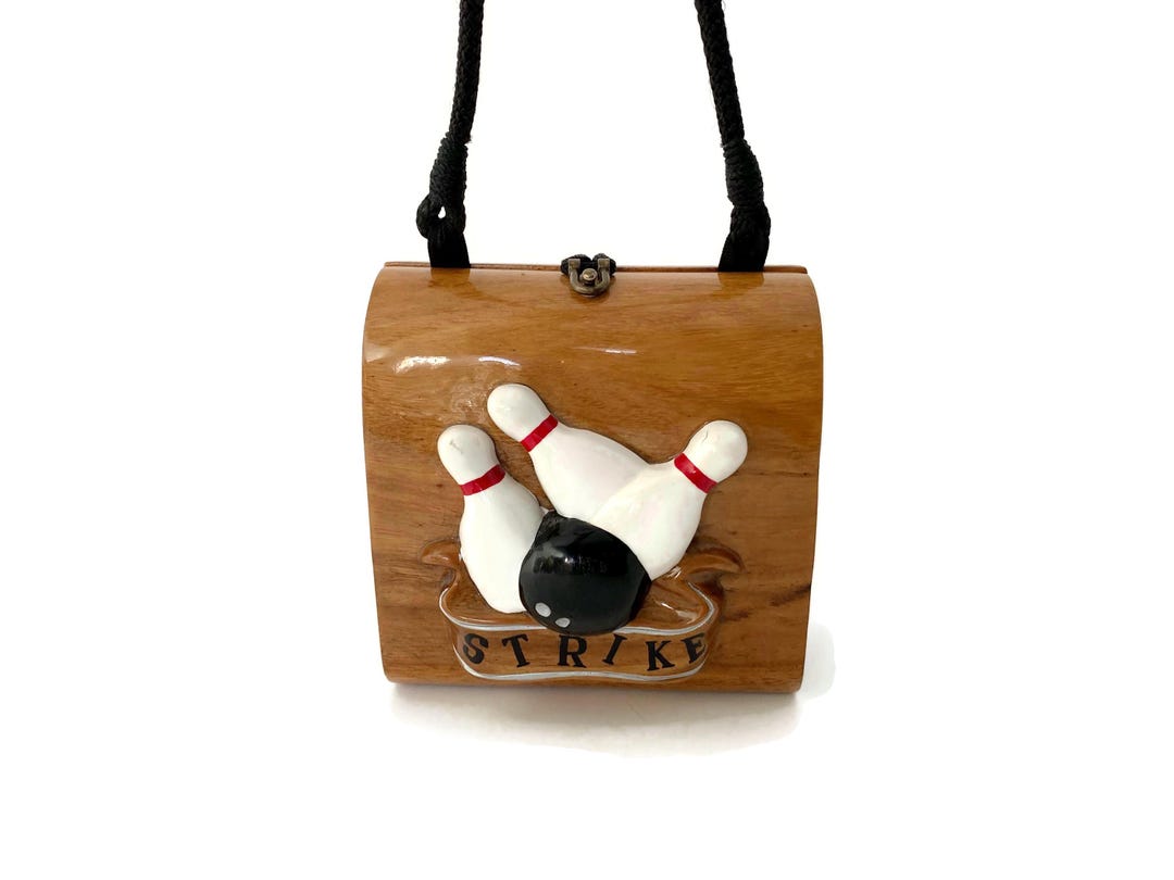 Vintage Timmy Wood Purse, Rare Bowling Collectible - Etsy
