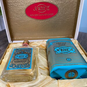 Vintage House of 4711 Gift Set, Cologne and Cream Soap in Original Box ...