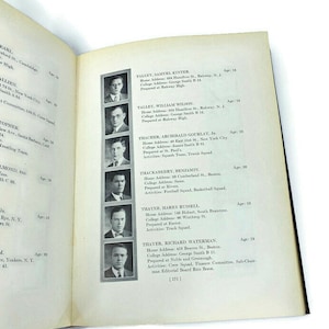 Antique Book, the Harvard Freshman Red Book 1929, Rare Yearbook - Etsy