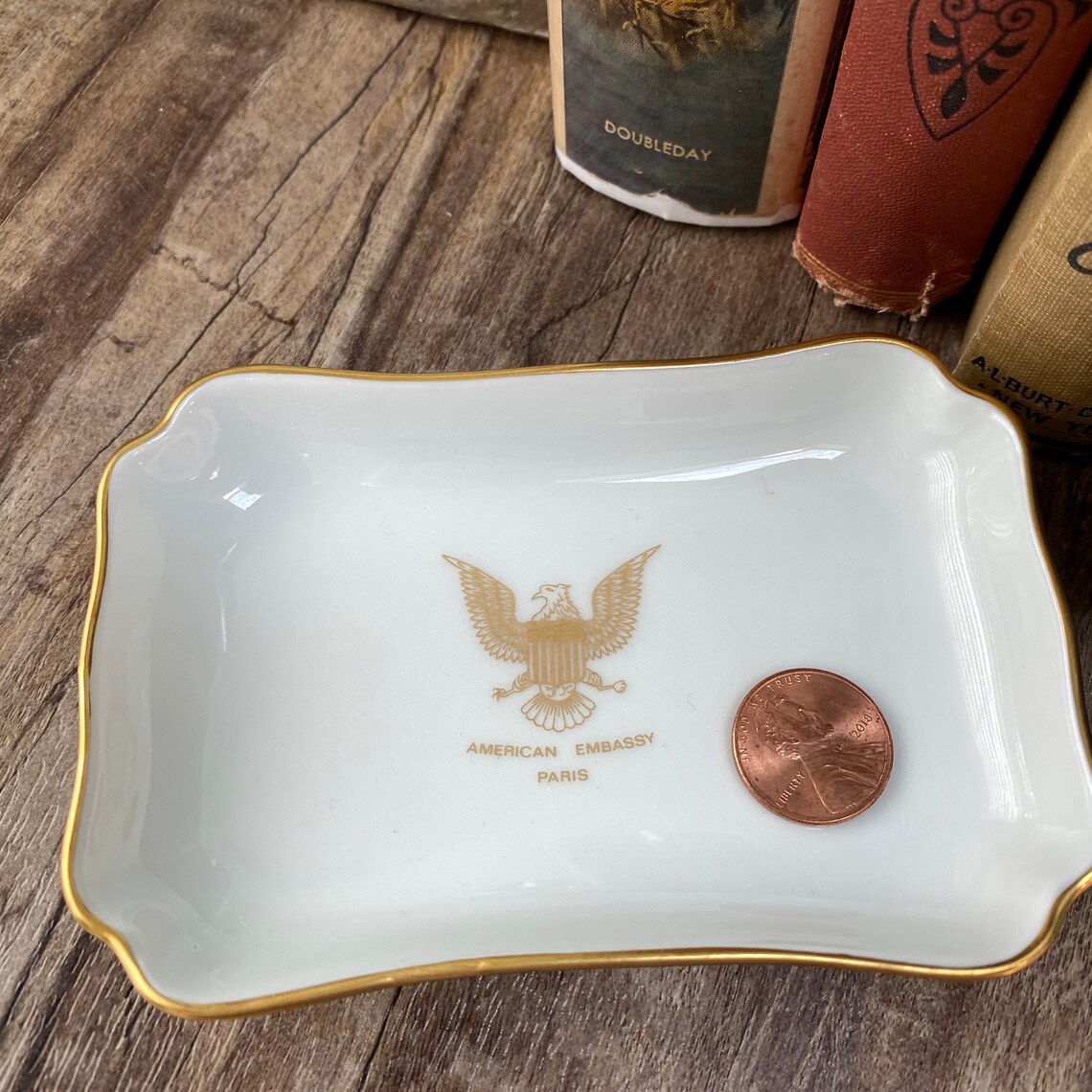 Midcentury American Embassy Paris Dish by Haviland France | Etsy