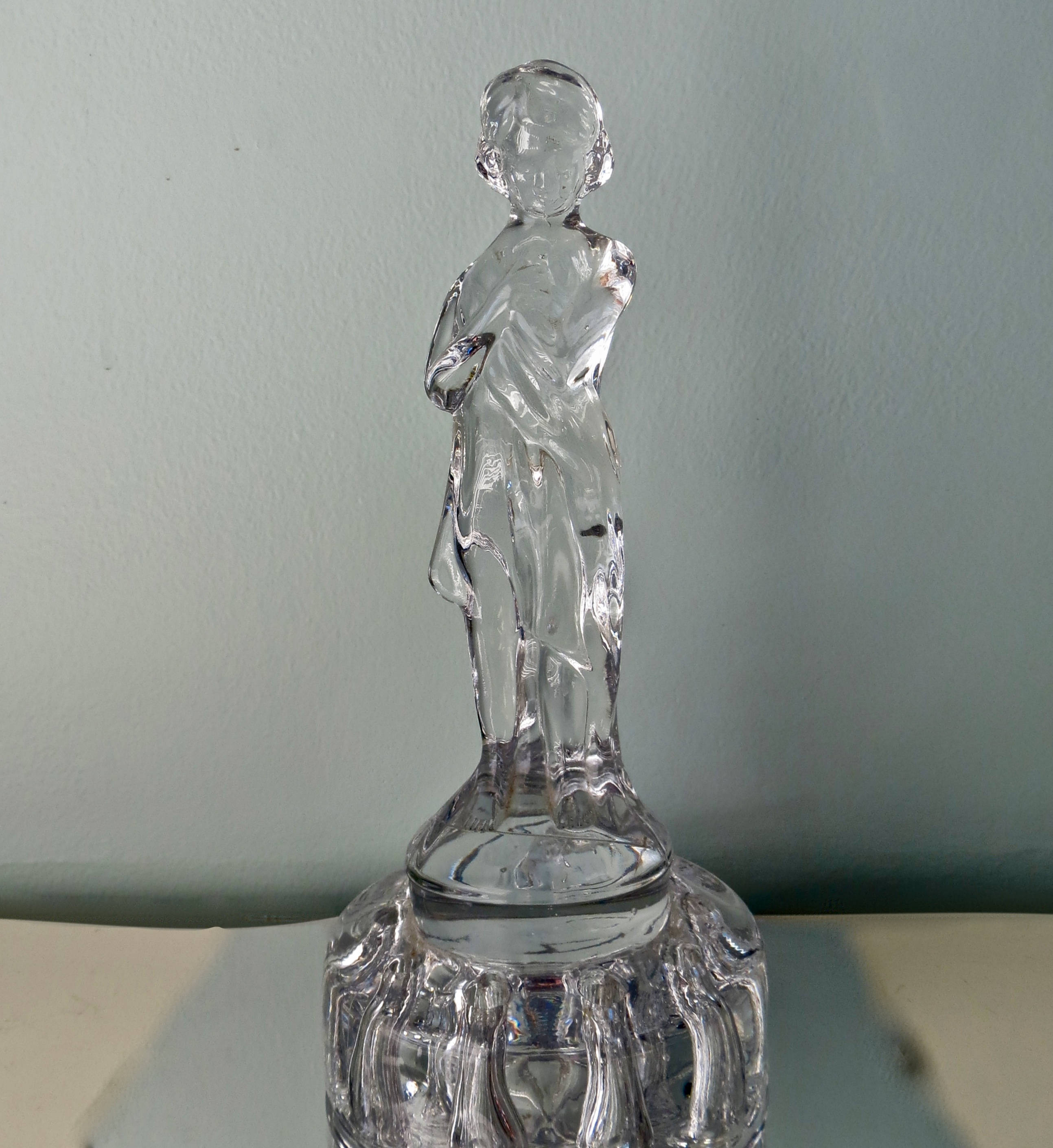 Art & Collectibles Art Objects Cambridge Glass Bashful Charlotte Flower ...