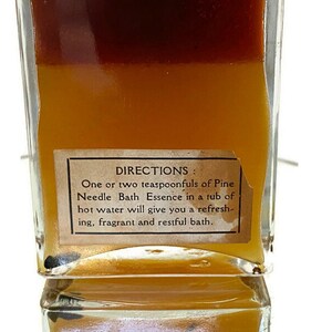 Vintage Pine Needle Bath Essence Robert W. Kellogg Co., Springfield ...