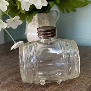 Vintage Barrel Figural Perfume Bottle With Metal Screw on Cap - Etsy
