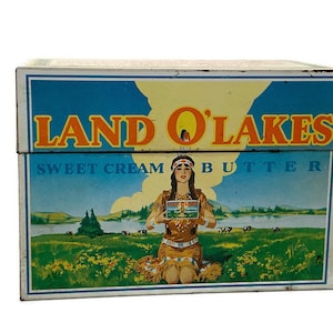 Vintage Land O'lakes Butter Recipe Box With Original Cards - Etsy