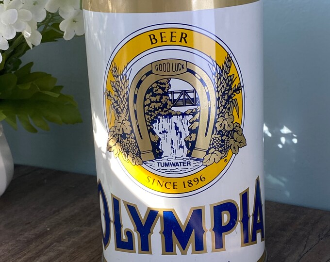 Vintage Olympia Beer Can Bank - Etsy