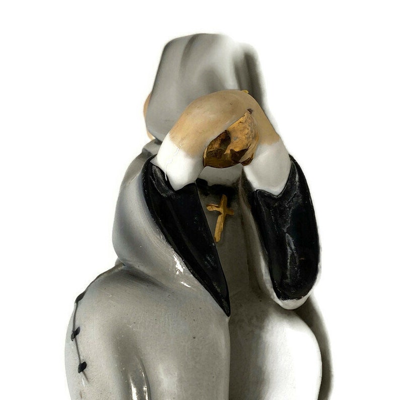 Midcentury Nun Figurine Geo Z. Lefton Baseball Catcher - Etsy