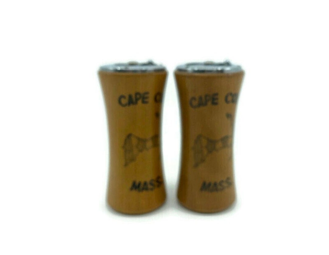 Midcentury Cape Cod Wood Salt and Pepper Shakers - Etsy