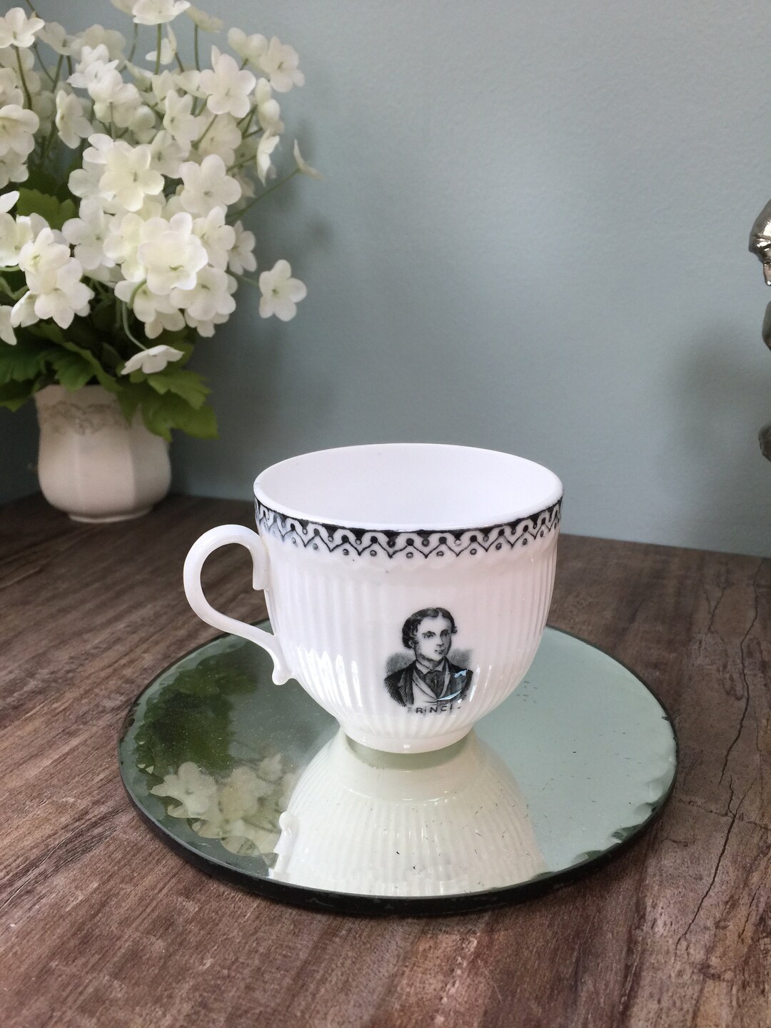 Antique English Royalty Cup, Prince and Princess - Etsy