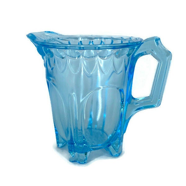 Antique Light Blue Pitcher - Etsy