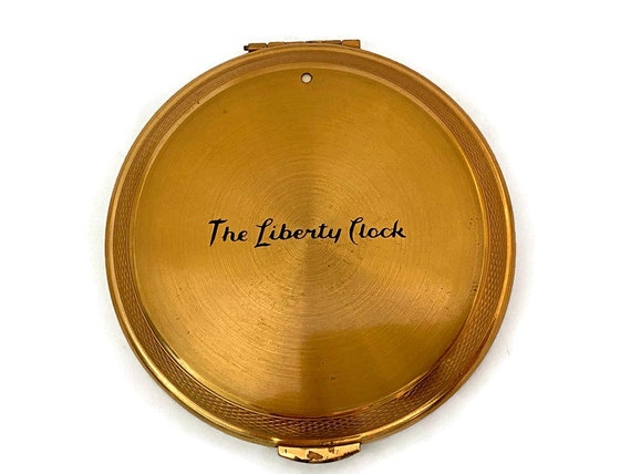 Midcentury Liberty Clock Mirrored Compact - Gem