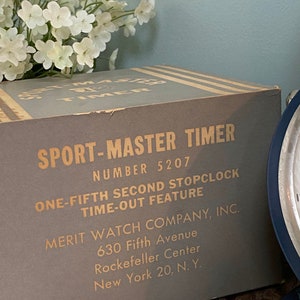 Vintage Sport Master Timer - Etsy
