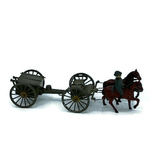 Vintage WW1 Toy Soldier - CBG Mignot Miniature French Artillery Horse ...