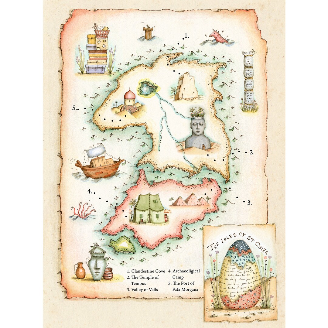 The Isle of St Osier Print of Original Illustration - Etsy