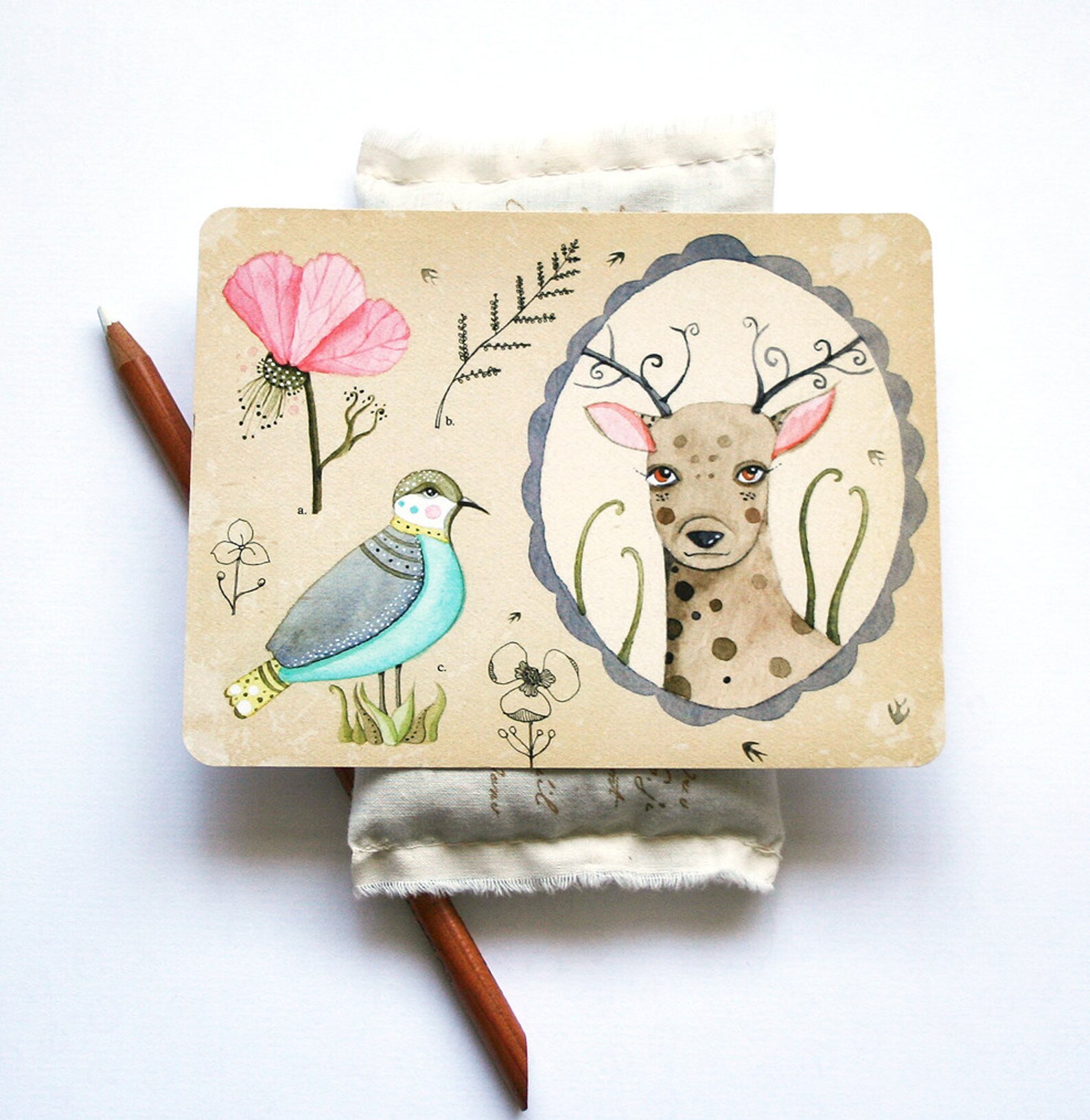 Dear Deer Postcard Set | Etsy