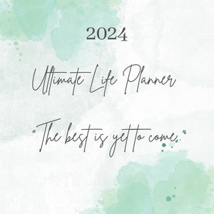 2024 Ultimate Life Planner - Etsy