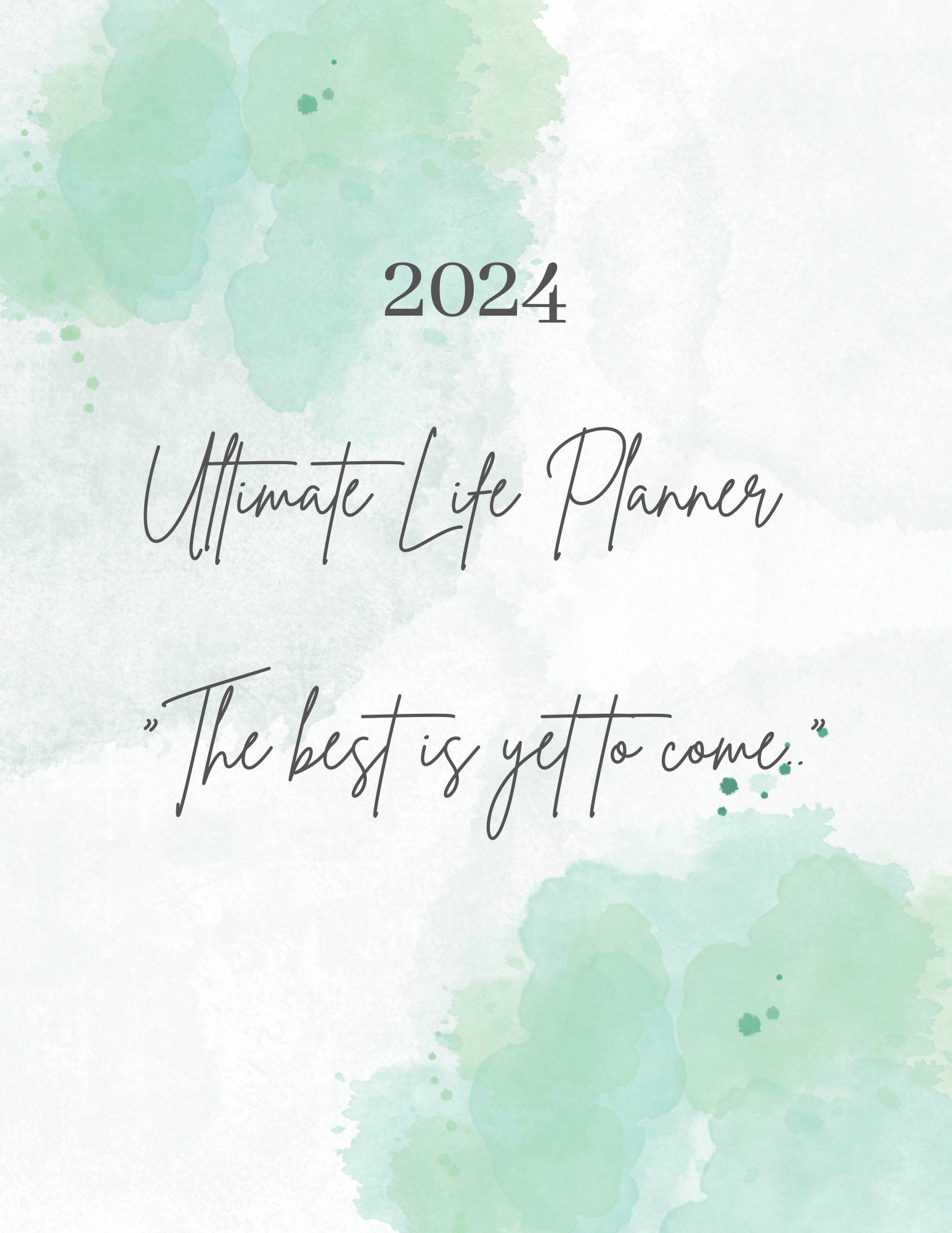 2024 Ultimate Life Planner - Etsy