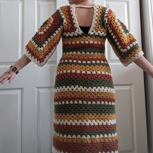 Groovy Granny Dress - Etsy