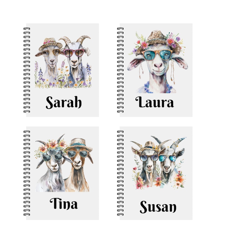 Personalised Goat Journal - Etsy UK
