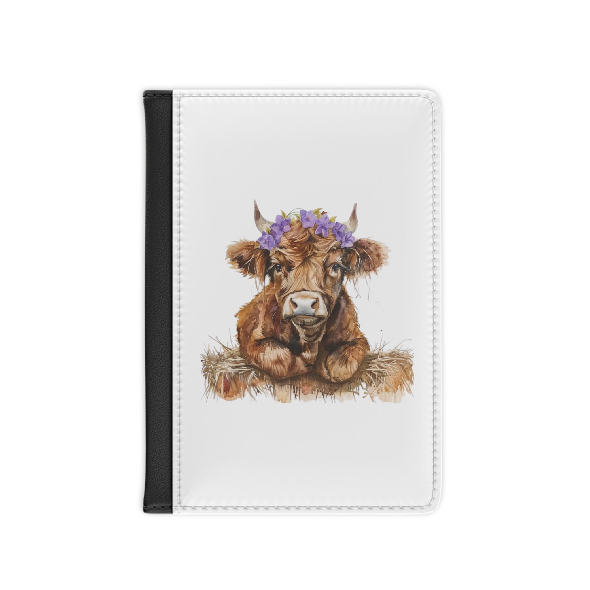 Passport Cover With Highland Cow Design. Passport Case, Faux Leather - Etsy
