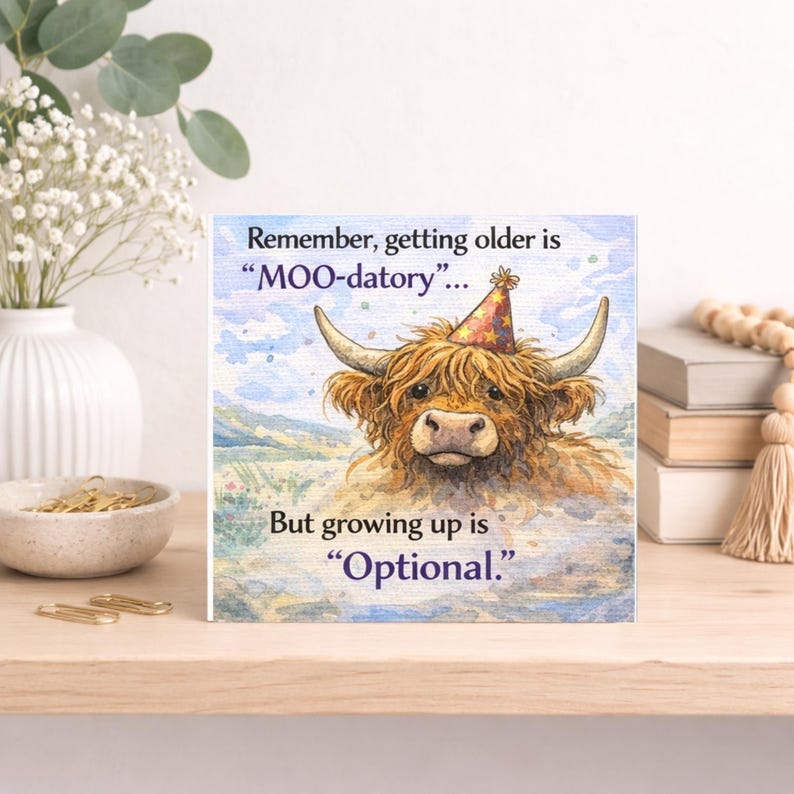 Handmade Happy Birthday Card – Blank Inside With Envelope - Etsy