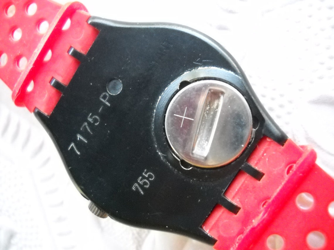 Swatch Watch with Rubber Guard | Etsy