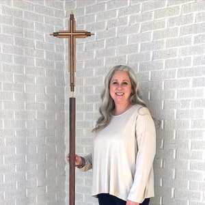 Processional Cross Handmade With Solid Wood - Etsy